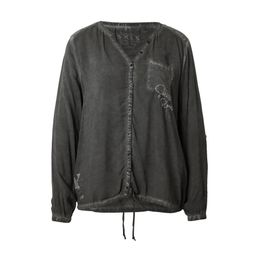 SOCCX Blouse 'Memory Lane' female size M Grey / Anthracite / Silver