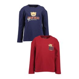Blue Seven M&auml;dchen Langarmshirt "2er Pack Langarmshirts", bunt, Gr. 116, 100% Baumwolle, Shirts