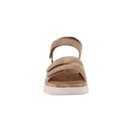 Romika Damen Mules "Romika Flat Sandals - Mules", Gr. 42, beige, Polyurethan, unifarben, Schuhe