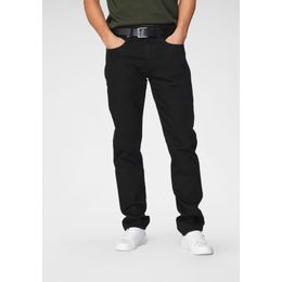 Levi's LEVI'S Herren Tapered-fit-Jeans "502 TAPER", schwarz, Gr. 31, Denim/Jeans, Obermaterial: 98% Baumwolle, 2% Elasthan, Jeans