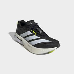 Herren Laufschuh "ADIZERO BOSTON 13", adidas Performance, Gr. 47, schwarz-wei&szlig;, Textil, Schuhe