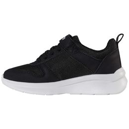 Lotto M&auml;dchen Sneaker, Gr. 25, schwarz-wei&szlig;, Kunstfaser, Synthetik, unifarben, Schuhe, - besonders leicht & bequem