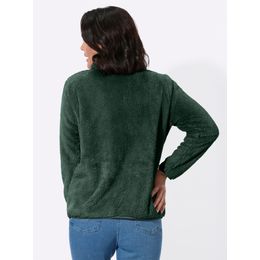 Casual Looks Damen Fleecejackemoos, Gr. 52, unifarben, 100% Polyester, Jacken