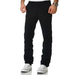 Amaci&Sons Amaci&Sons Slim Fit Chino mit Stretch WASHINGTON in Navyblau | Gr.: W36/L34