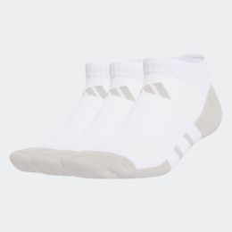 Damen Funktionssocken "ESS CC LOW 3P", adidas Performance, Gr. XL, wei&szlig;, Obermaterial: 58% Polyester, 38% Baumwolle, 3% Elasthan, 1% sonstige Fasern,
