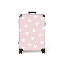 NoBoringSuitCases Suitcase, Koffer, Reisekoffer Herzen | Gr.: 36 L