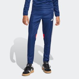 M&auml;dchen Trainingshose "TIRO 25 ESSENTIALS KIDS", blau, Gr. 176, adidas Performance, Obermaterial: 100% Polyester, Hosen