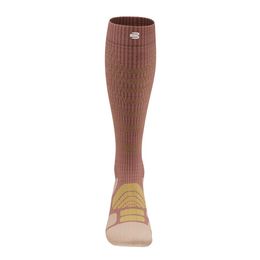 Bauerfeind Damen Sportsocken "OUTDOOR MERINO COMPRESSION SOCKS", Gr. 39coral, s, Obermaterial: 54% Polyamid, 37% Wolle, 9% Elasthan, Socken, mit