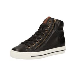 Paul Green Damen Sneaker "Paul Green Sneaker Glattleder", Gr. 42, schwarz, Glattleder, Schuhe