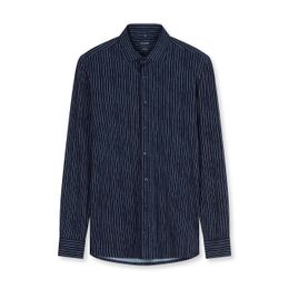 OLYMP Herren Businesshemd "OLYMP Luxor 24/Seven, Modern Fit, New Kent", blau, Gr. 38, 92% Baumwolle, 8% Elasthan, Hemden