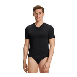 Falke Daily Comfort 2er-Pack T-Shirt V-Ausschnitt in Black | Gr.: M