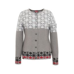 Almgwand Damen Strickjacke "Strickjacke EISNERALM", grau, Gr. 42, Obermaterial: 68% Viskose CV. 29% Polyacryl PAN. 3% Elasthan EL., Strickjacken