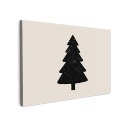 OnlyWow Leinwand Bilder Schwarz | Gr.: 150 x 100 cm