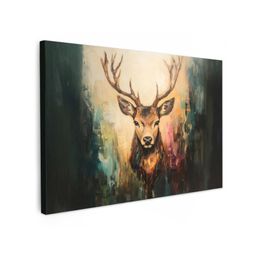 OnlyWow Leinwand Bilder Haselnussfarben | Gr.: 40 x 30 cm