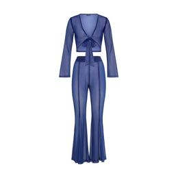 LSCN BY LASCANA Langarmshirt in blau | Gr.: 44