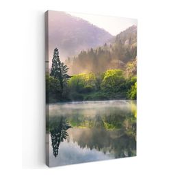 OnlyWow Leinwand Bilder See | Gr.: 20 x 30 cm