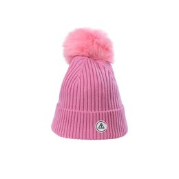CASH-MERE.CH Beanie male size 55/60 Pink / White
