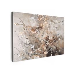 OnlyWow Leinwand Bilder Mandelbl&uuml;te | Gr.: 40 x 30 cm