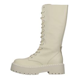 Steve Madden Damen Plateaustiefel "Steve Madden Stiefel Lederimitat", Gr. 42, beige, Lederimitat, Schuhe