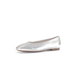 Gabor Elegante Ballerinas in silber | Gr.: 39