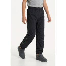 Vaude M&auml;dchen Regenhose "KIDS GRODY PANTS V", schwarz, Gr. 146, unifarben, Web, Obermaterial: 100% Polyester, Hosen, wasserdicht, winddicht,
