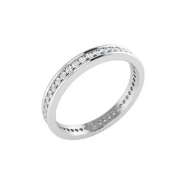 Diamant Leternel Ring 'Ring aus 375 Wei&szlig;gold mit 90 Karat Diamant' Damen Gr&ouml;&szlig;e 58 silber