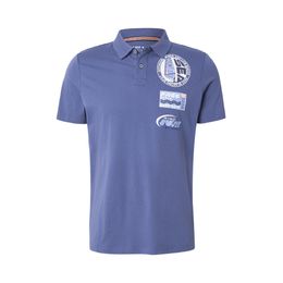CAMP DAVID Poloshirt Herren Gr&ouml;&szlig;e L opal / wei&szlig;