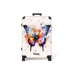 NoBoringSuitCases Suitcase, Koffer, Reisekoffer Schmetterling | Gr.: 36 L