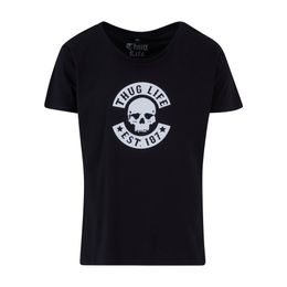 Thug Life Shirt 'Queen' female size 4XL Light grey / Black