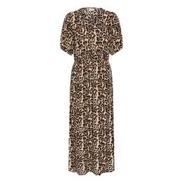 Kaffe Kleid 'KAIsolde Amber' Damen Gr&ouml;&szlig;e 38 beige / braun / schwarz Sommerkleid