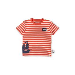 Sigikid T-Shirt Ahoi Little Pirate in Rot gestreift | Gr.: 98