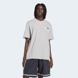 Herren T-Shirt "LOOSE GRAPHIC FRESHER 18", grau, Gr. XL, adidas originals, Obermaterial: 100% Baumwolle, Shirts, Print T-Shirt