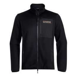 Uvex Sweatjacke "Corporate 26 Midlayer" in Schwarz | Gr.: XXL