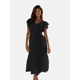 Lipsy Kleid Damen Gr&ouml;&szlig;e 42 schwarz Sommerkleid