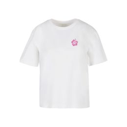 MISS TEE Damen T-Shirt "Miss Tee Chasing Sunsets Tee", wei&szlig;, Gr. XL, bedruckt, 100% Baumwolle, Shirts