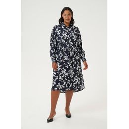 Kaffe curve Kleid KCalicia Loose fit in Marine Flower | Gr.: 52