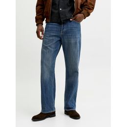 Jack & Jones JACK & JONES Herren Straight-Jeans "JJITED JJCLASSIC AM 469 SN", blau, Gr. 36, clean, Denim/Jeans, Obermaterial: 100% Baumwolle, Jeans, Baumwolle,