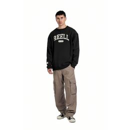 Reell Sweatjacke "Team Crewneck" in Schwarz | Gr.: S