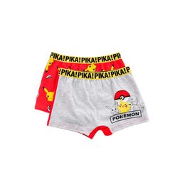 Pok&eacute;mon Pok&eacute;mon Pikachu Jungen Boxershorts 2er Pack in Rot | Gr.: 116/128