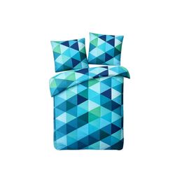 Traumschlaf Bettw&auml;sche Nook in blue | Gr.: 140x200 cm (70x90 cm)