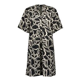 Blue Seven Kleid Damen Gr&ouml;&szlig;e 42 hellbeige / schwarz Sommerkleid