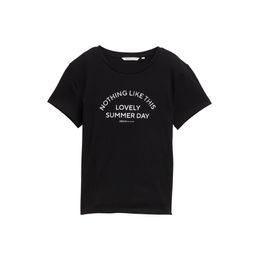 Tom Tailor Denim T-Shirt Damen Gr&ouml;&szlig;e M schwarz / wei&szlig;