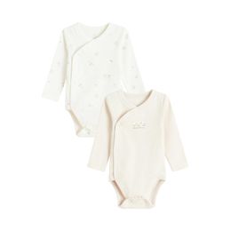 Cool Club Body Gr&ouml;&szlig;e 74 beige / wollwei&szlig;
