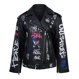 Trueprodigy Jacke 'Anya' Damen Gr&ouml;&szlig;e S blau / pink / schwarz / wei&szlig; Sommerjacke