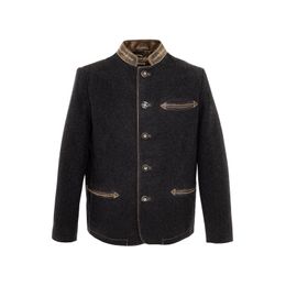 MADDOX COUNTRY COUNTRY MADDOX Herren Trachtenjacke "Jacke MANNI", grau, Gr. 54, Obermaterial: 80% Wolle WO. 20% Lederfaserstoff LEAFIBTEX., Jacken