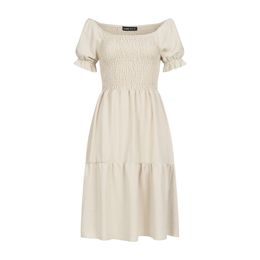 Cloud5ive Kleid Damen Gr&ouml;&szlig;e 44 beige Sommerkleid