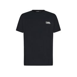 K by KARL LAGERFELD Karl Lagerfeld T-Shirt Herren Gr&ouml;&szlig;e L nachtblau / wei&szlig;