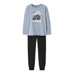 name it Pyjama Set in Dusty Blue | Gr.: 98-104