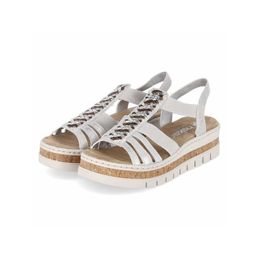 Rieker Sandalette in silver | Gr.: 42