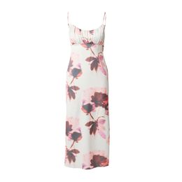 Topshop Kleid Damen Gr&ouml;&szlig;e 36 hellpink / karminrot / wei&szlig;